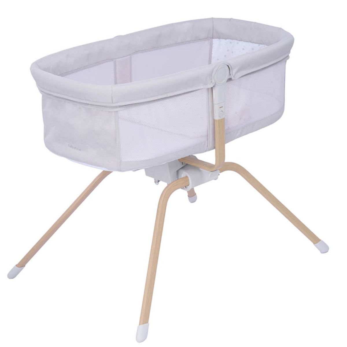 Babymore Air Motion Gliding Crib - Grey | Simply Baby