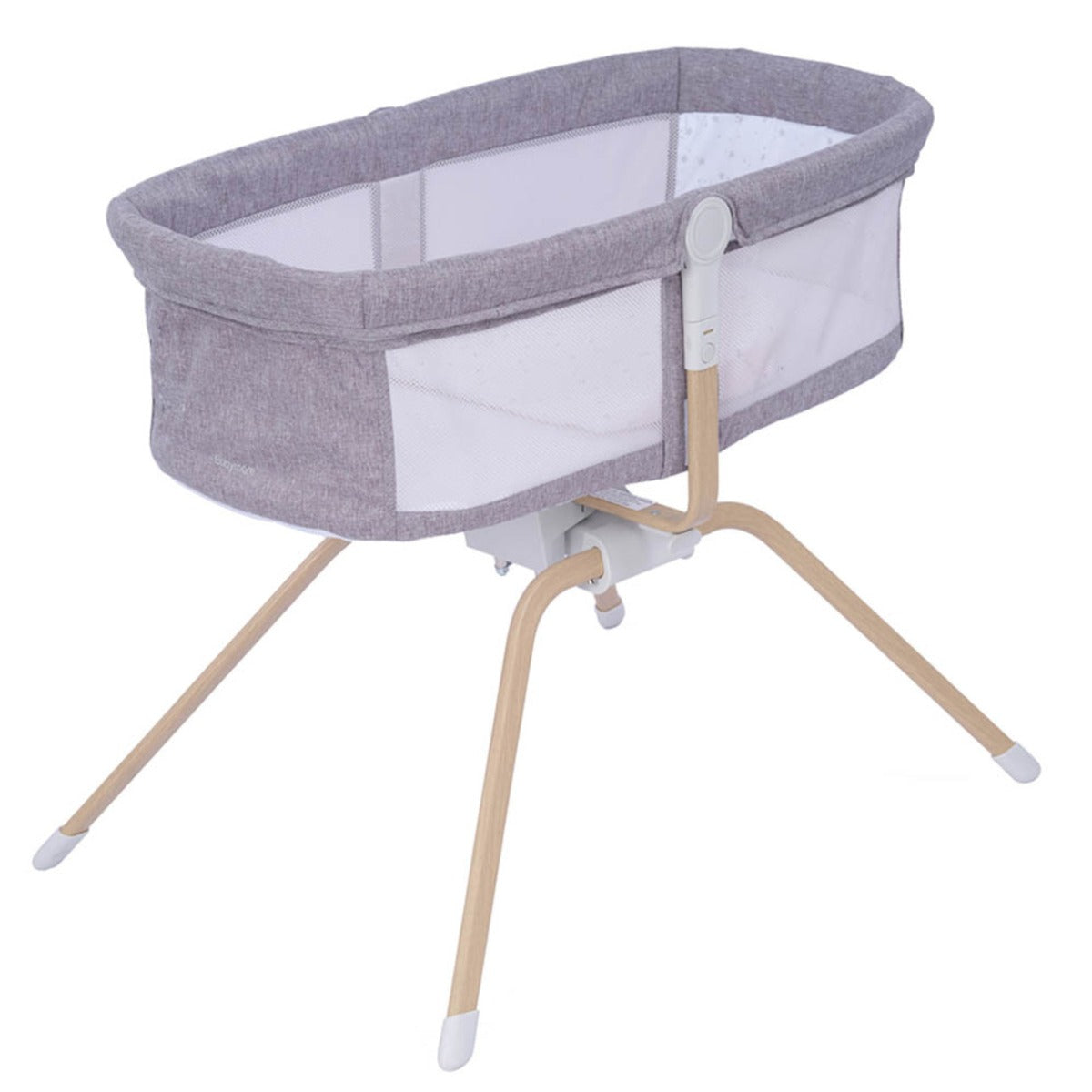 Babymore Air Motion Gliding Crib - Slate | Simply Baby